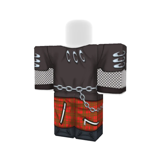 Checkered outfit with pins - Skin for Roblox by ArtLook