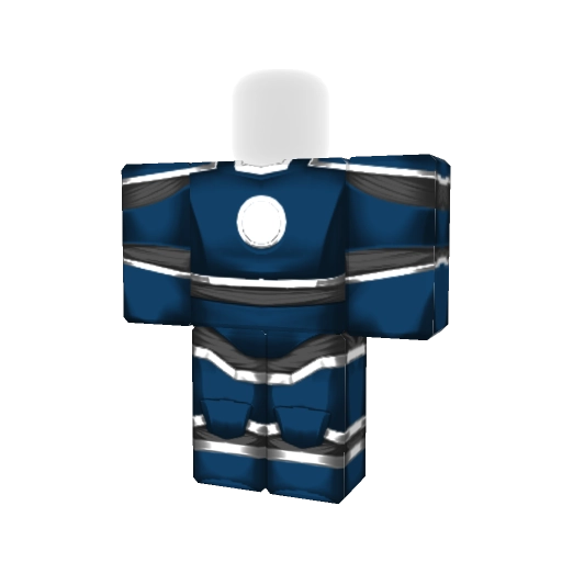 Dark Blue Hi-Tech Superhero Suit - Skin for Roblox by Farrel Abdad Raziq