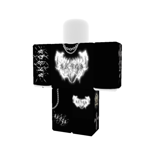 Grunge phonk emo black y2k shirt and pants - Skin for Roblox by AK4qa