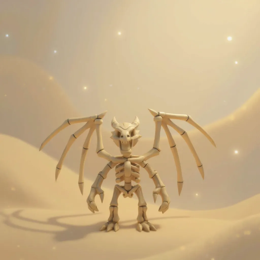 Dragon Wing Skeleton - Clothes for Roblox 3D by Laurent CAVOLEAU