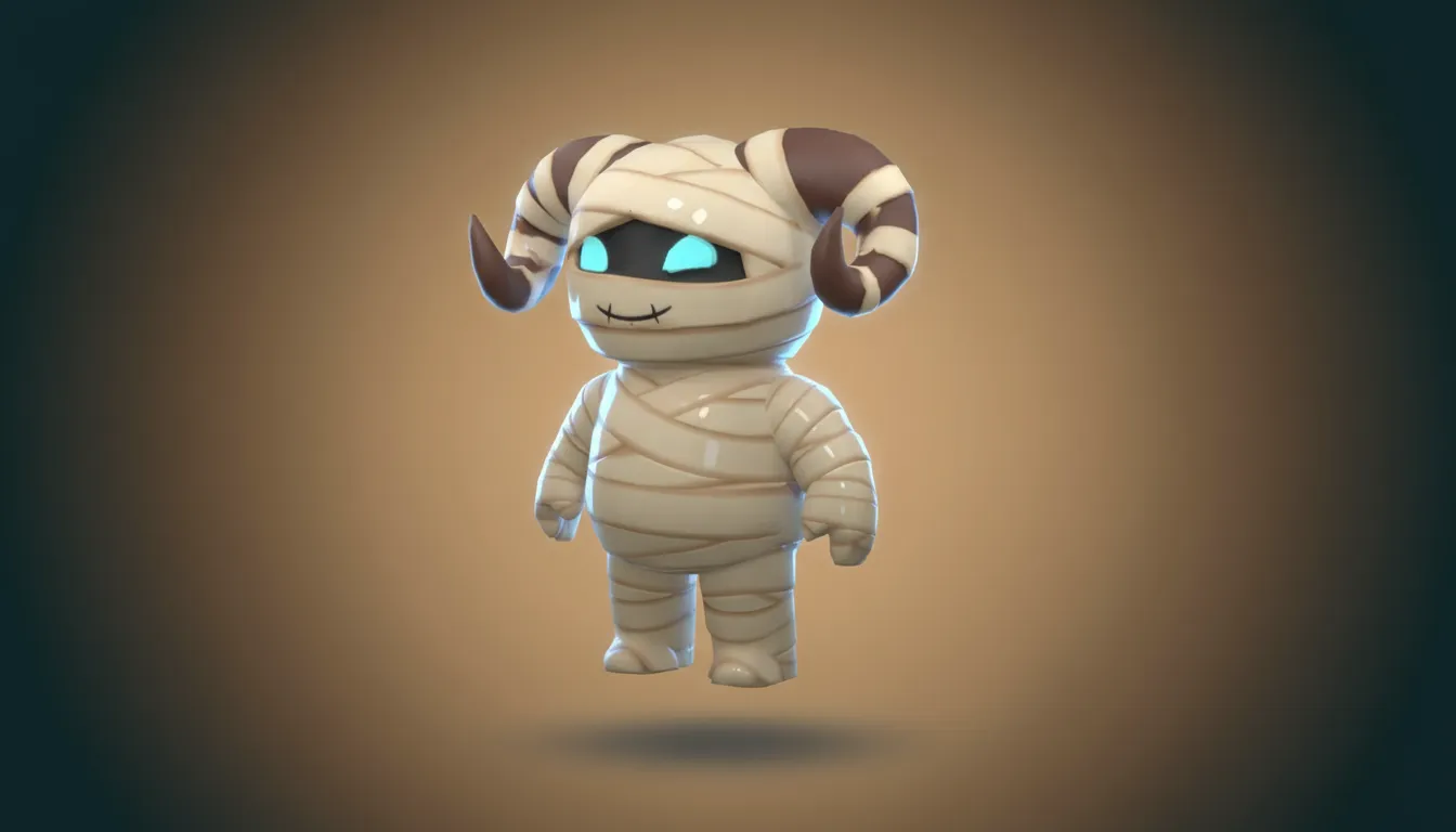 Mummy Horned Figure - Clothes for Roblox 3D by 00_2Z