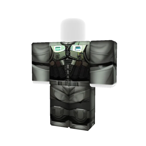 metal gear solid 5 snake snow uniform - Skin for Roblox by Customuse AI