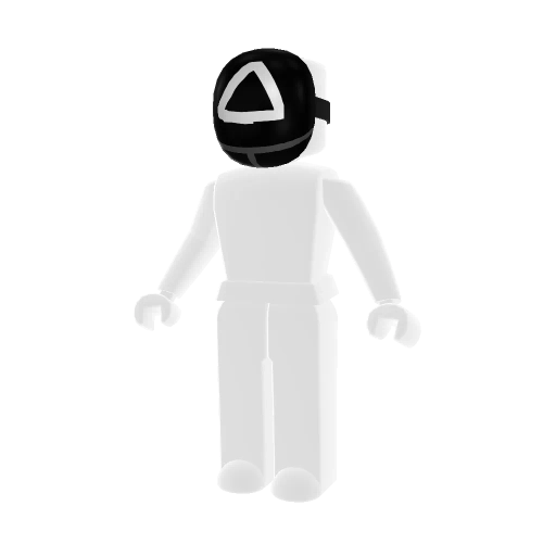 squid game guard mask - Clothes for Roblox 3D by Matthias