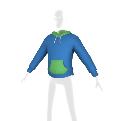 Blue hoodie - Clothes for Roblox 3D by Customuse
