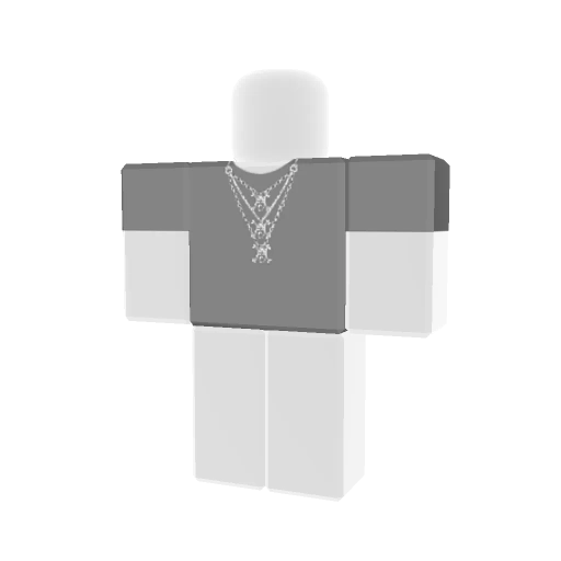 GREY SHORT SLEEVE CHAIN - Skin for Roblox by nick bonifacio