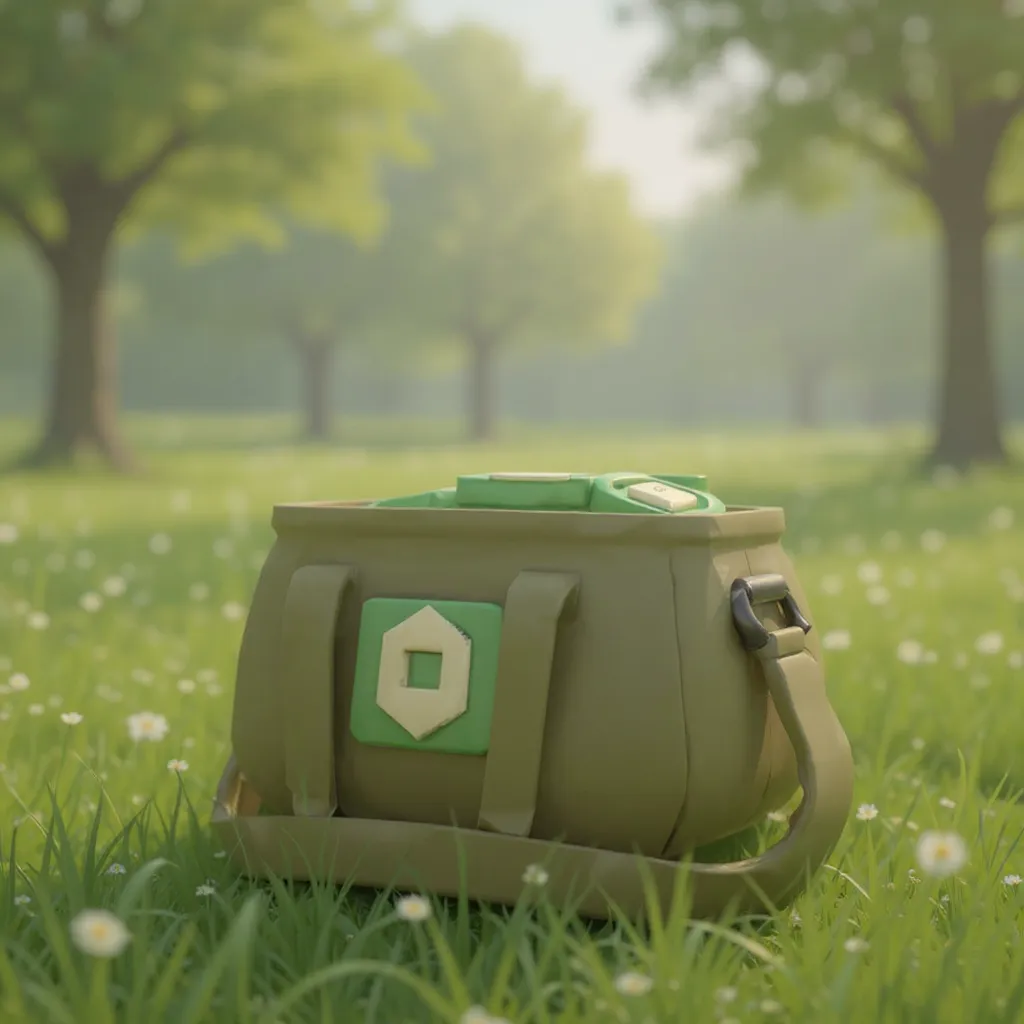 Robux Duffel Bag - Clothes for Roblox 3D by Polo Wrld