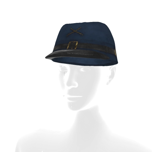Blue Officer's Cap - Lense for Snap by Customuse
