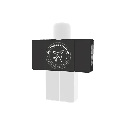 official 2026 all things aviation 01 subscriber merch - Skin for Roblox ...