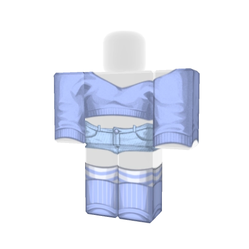 Purple Top and Shorts - Skin for Roblox by mosha