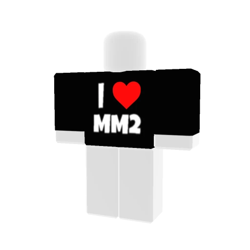 I Love MM2 - Skin for Roblox by Jonathan Moradshahi