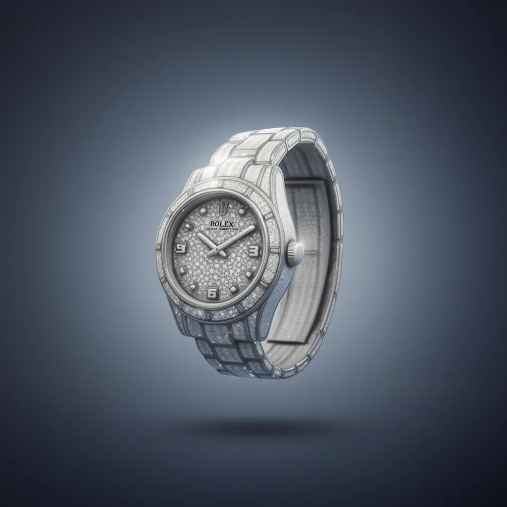 Iced Rolex Watch - Clothes for Roblox 3D by The Redneck