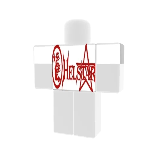 red and white hellstar shirt - Skin for Roblox by Tabulliz