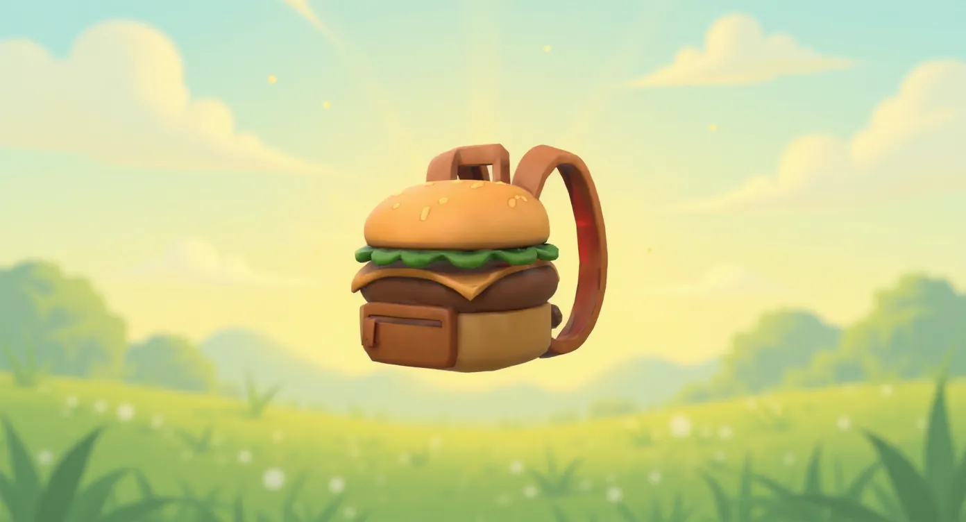 Burger Backpack - Clothes for Roblox 3D by sam3453
