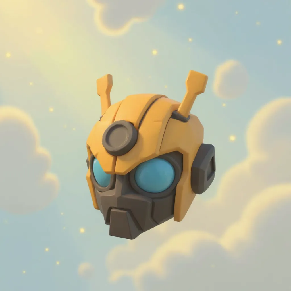 Bumblebee Head Glow - Clothes for Roblox 3D by creator251401289