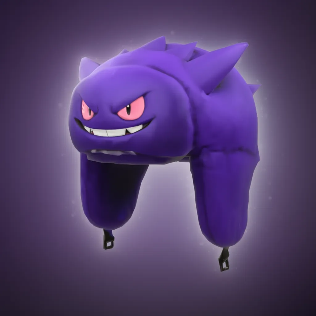 Gengar Fur Hat - Clothes for Roblox 3D by fizzy