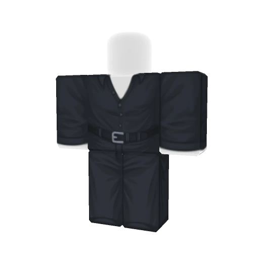 Black Suit with Shirt - Skin for Roblox by mosha