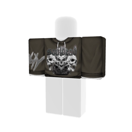 emo grunge y2k anarchy skull hoodie - Skin for Roblox by alston everhart