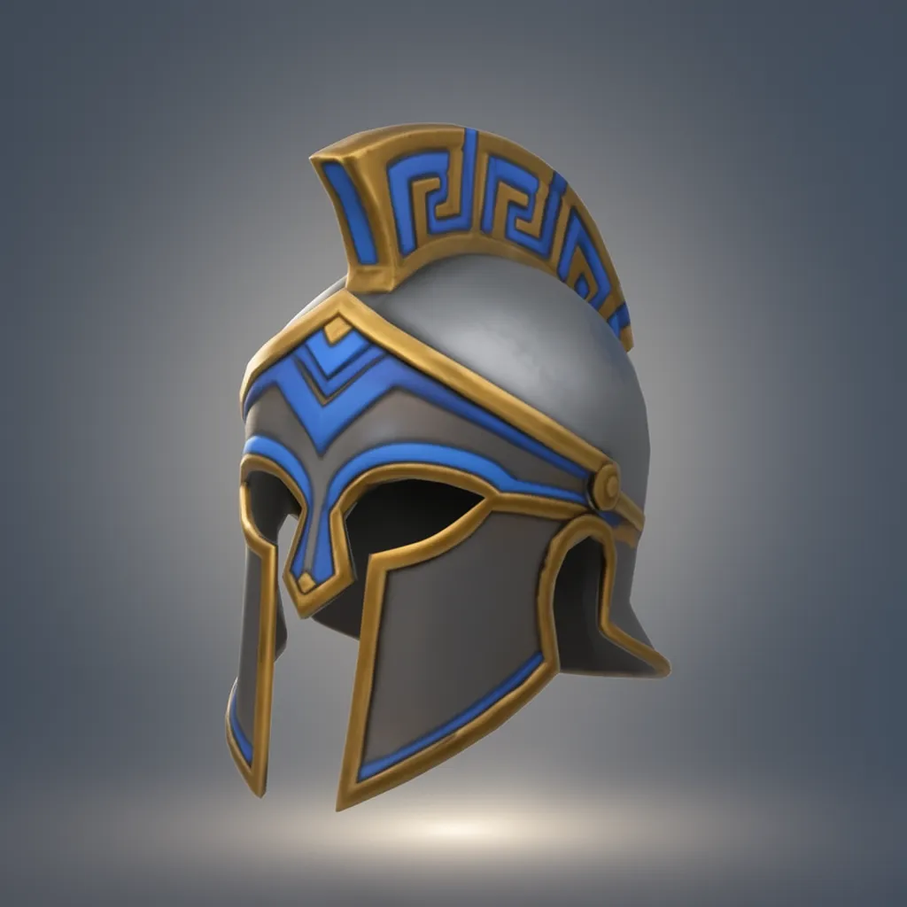 Blue Greek Helmet - Clothes for Roblox 3D by creator252412883