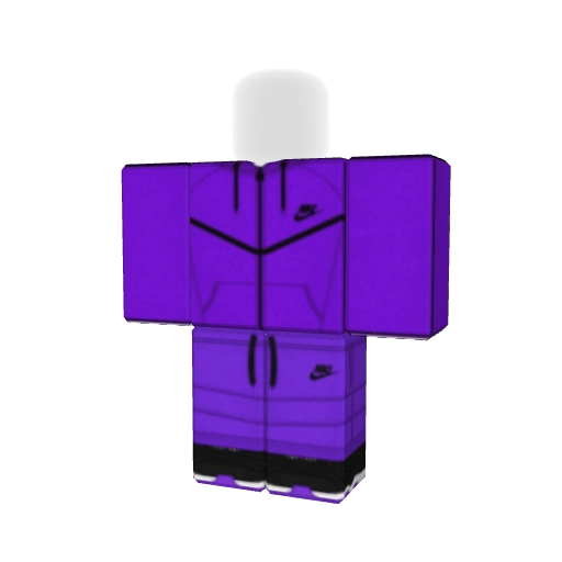Purple Nike tech fleece Pants - Skin for Roblox by cayden kelly