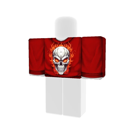 Red fire sweater - Skin for Roblox by Red Arrow