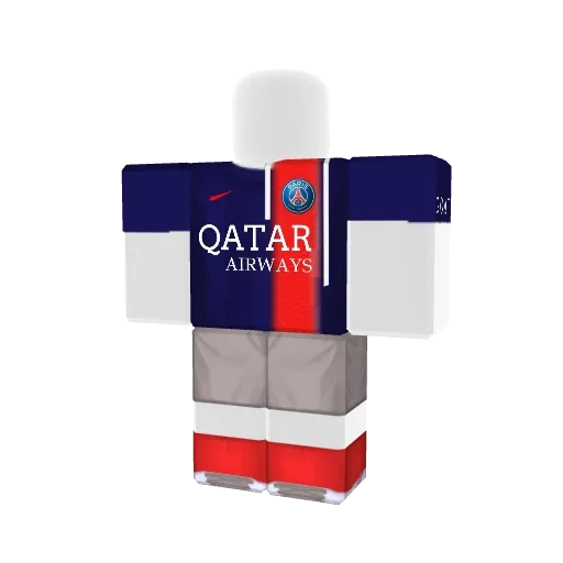 Mbappe Football Kit - Skin for Roblox by Myles Keith