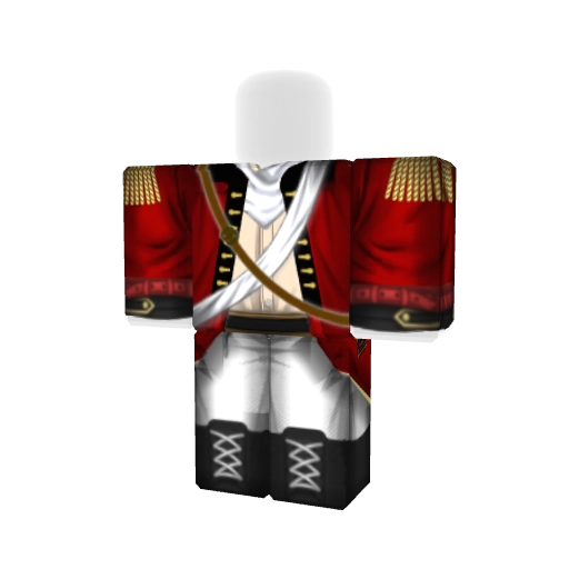 Detailed Redcoat Variation - Skin for Roblox by Demo