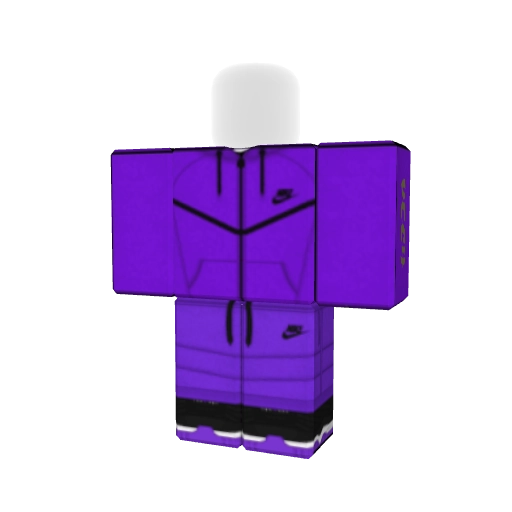 Purple Nike tech fleece Pants - Skin for Roblox by cayden kelly