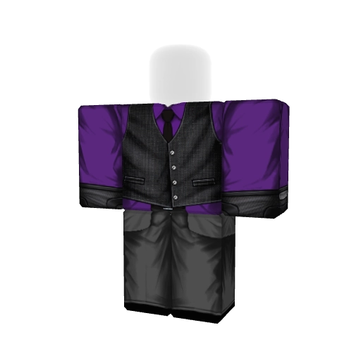 Purple suit vest - Skin for Roblox by Otto Scheffer Brunnquell
