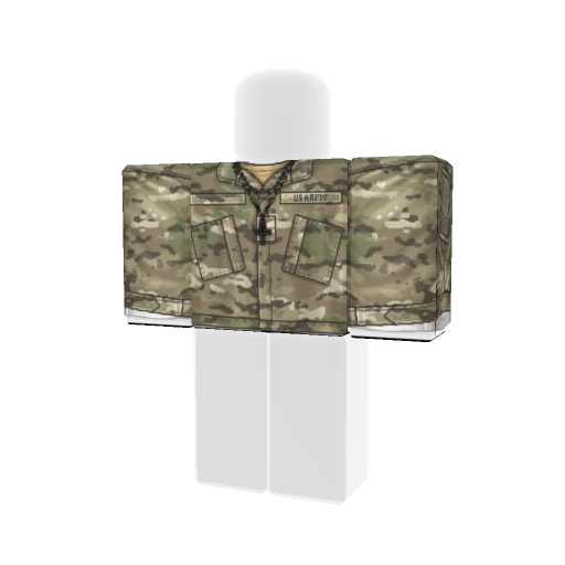 US Army Blanc OCP Shirt - Skin for Roblox by Thijs Meijering