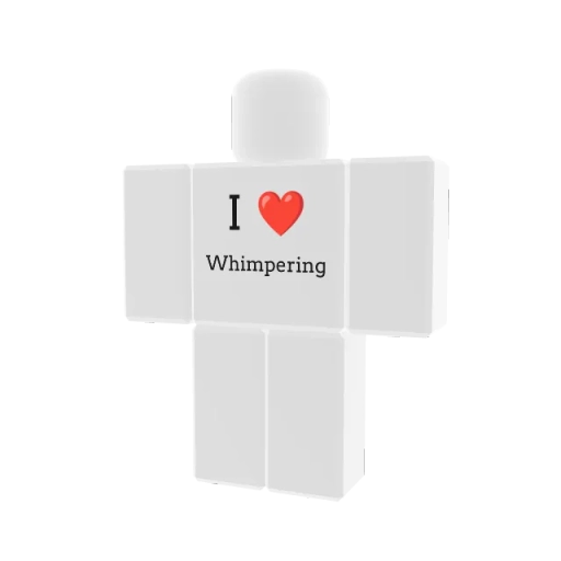 i heart whimper - Skin for Roblox by Phill Bert