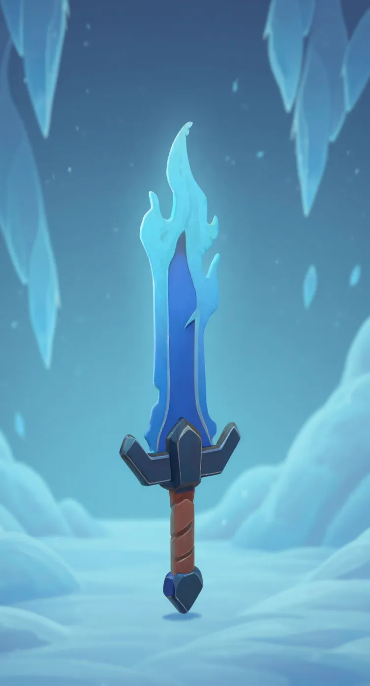 Blue Flame Sword - Clothes for Roblox 3D by Katerina Tsiakli