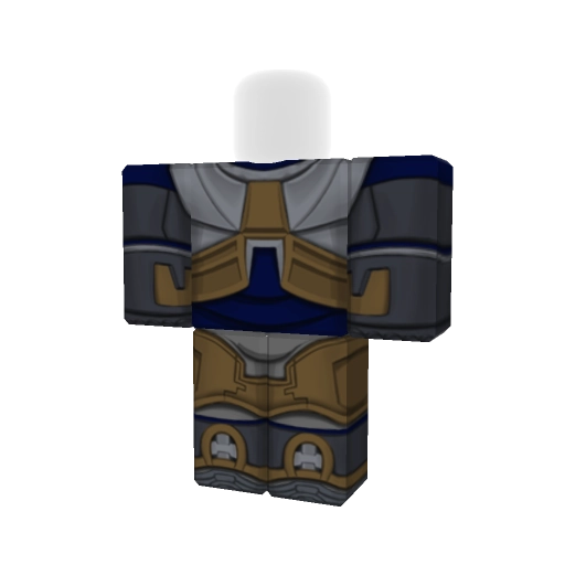 Soldier Armour [BLUE] - Skin for Roblox by CallMe Soon