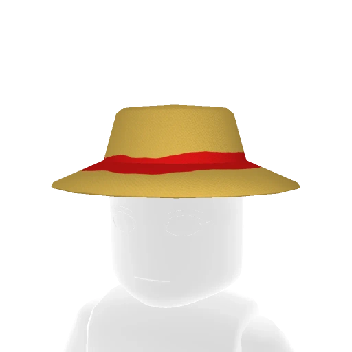 Chapéu de Palha - Clothes for Roblox 3D by Cria_AmareloMC Cria AmareloMC