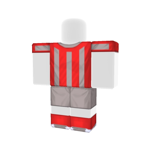 Red Soccer Uniform - Skin for Roblox by mosha