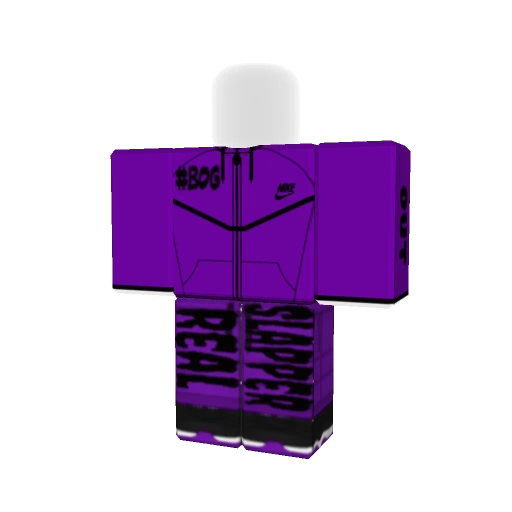 Purple Nike Tech Fleece - Skin for Roblox by billythegoat268
