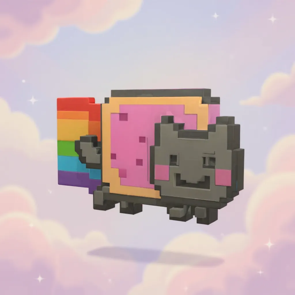 Rainbow Nyan Cat - Clothes for Roblox 3D by Lopim_Official