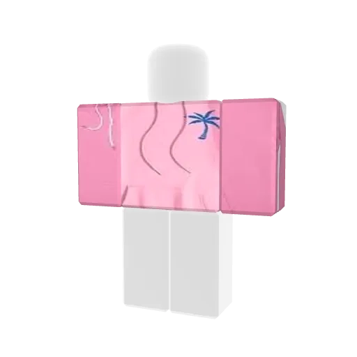 Pink Palm Puff Hoodie - Skin for Roblox by Ahlam Mukhtar