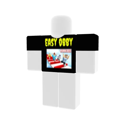 easy obby made by me t shirt | Customuse