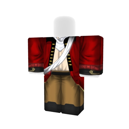 Detailed Redcoat - Skin for Roblox by Demo
