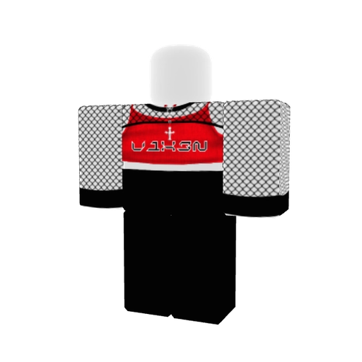 Red and Black Top - Skin for Roblox by Kaila Bradford