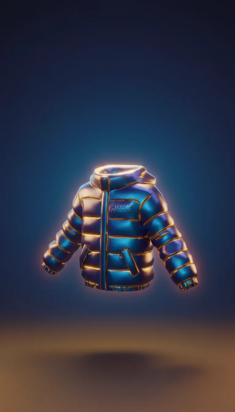 Metallic Puffer Jacket - Clothes for Roblox 3D by Roxoqui