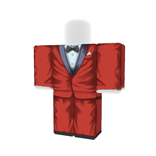 Red Tuxedo - Skin for Roblox by Customuse