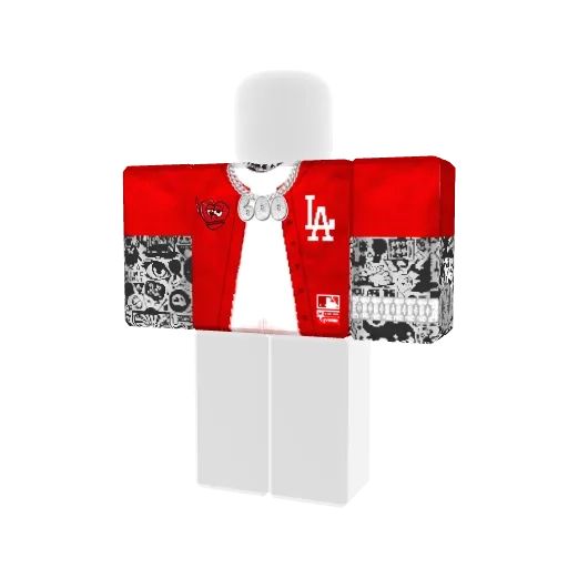 600 Killaz X Dodgers MLB Shirt - Skin for Roblox by trulylukee