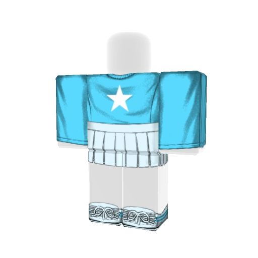Cheerleader Suit With a Pullover - Skin for Roblox by Customuse