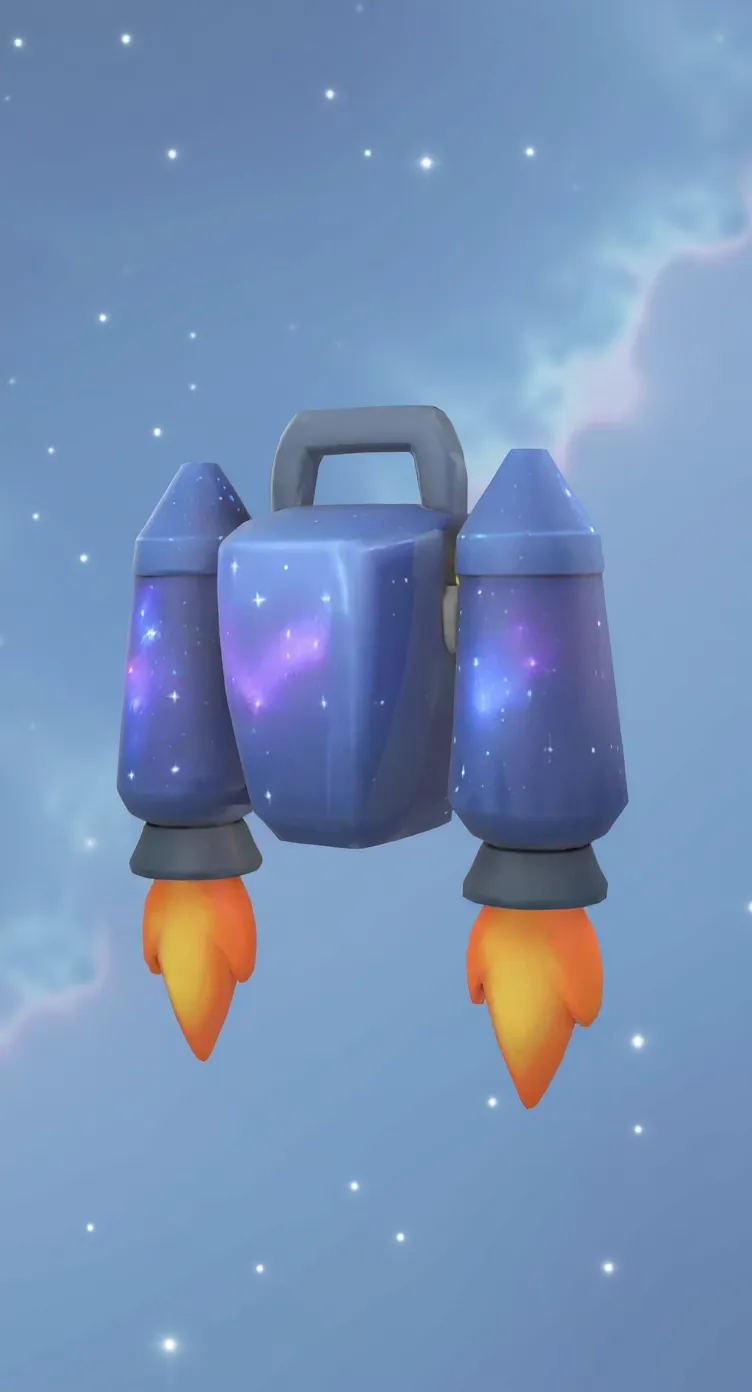 Flame Jetpack Galaxy - Clothes for Roblox 3D by oskar Heggland