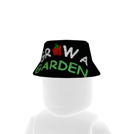 Roblox grow a garden bucket hat - Clothes for Roblox 3D by gulp giggity