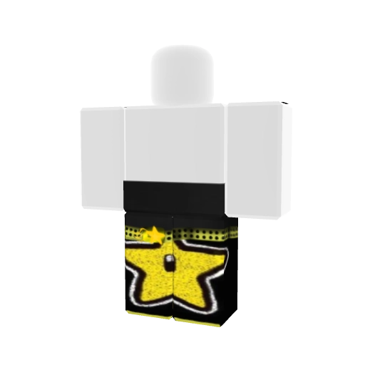 Y2k Mario Stars sag pants - Skin for Roblox by On Roblox's