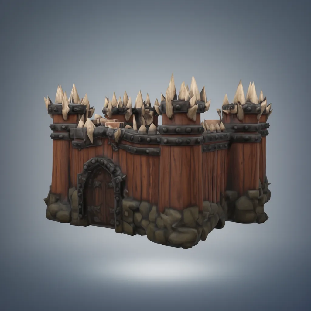 orc stronghold design - Clothes for Roblox 3D by lowkey