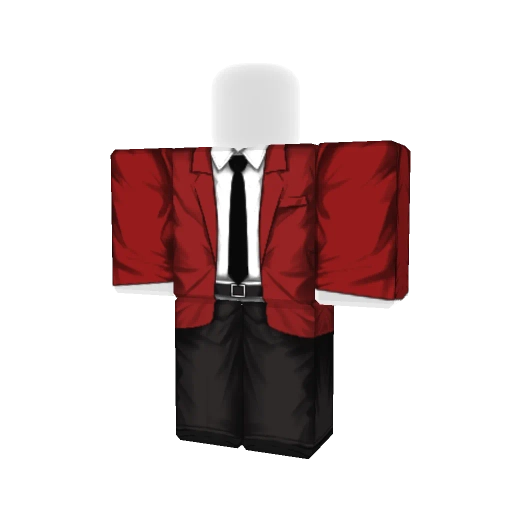 Roblox red Suit - Skin for Roblox by Jonas Wys