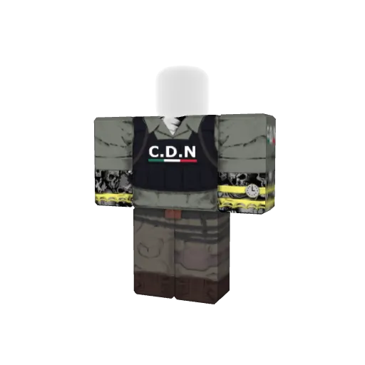 Suit with bulletproof vest - Skin for Roblox by jeni reyes